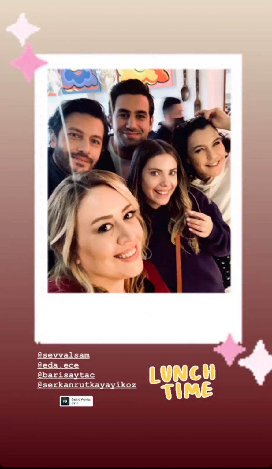 Yasak Elma Setinde Olay Var! Eda Ece Şevval Sam'ın Rol Arkadaşlarını ...